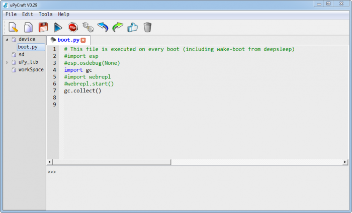 Micropython – MicroPython IDE uPyCraft | Micro Devices
